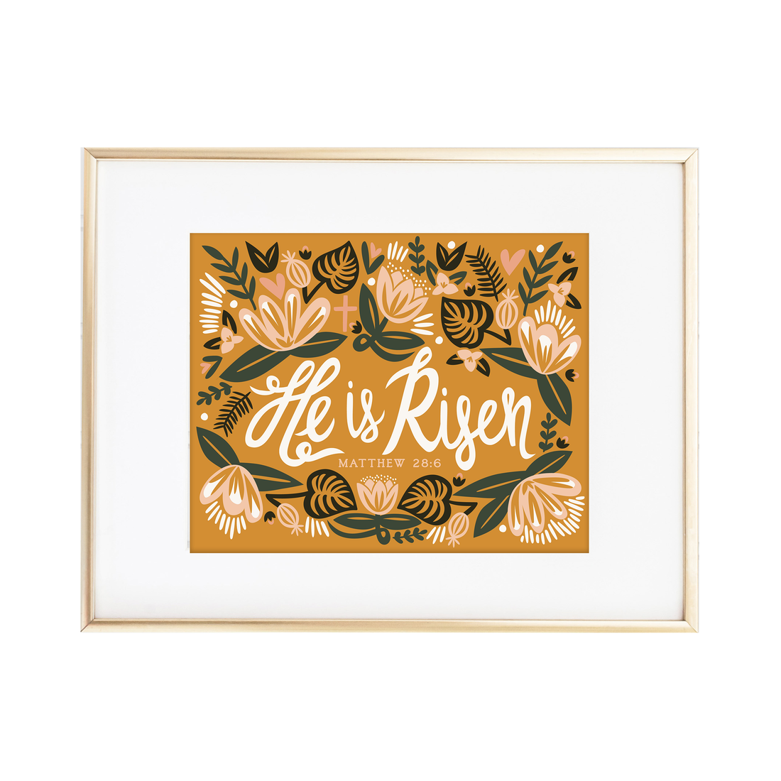 He is Risen - Matthew 28:6 Print – Hello Joy! Co.